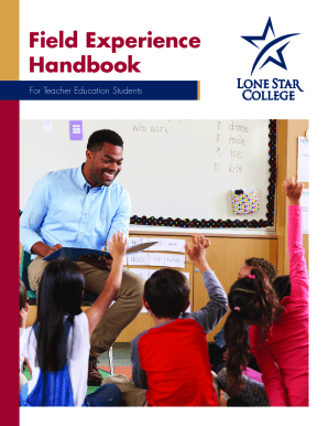 Fillable Online Field Experience Handbook - Florida Atlantic University Fax Email Print - pdfFiller