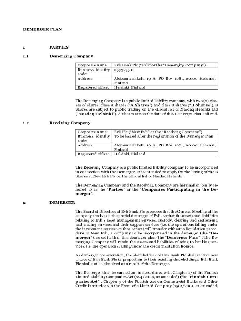Fillable Online Fellow Finance Oyj: Evli and Fellow Finance have signed ...