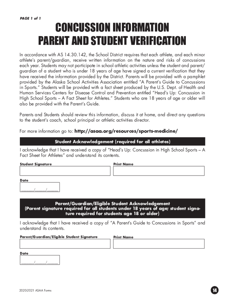 Fillable Online 142, the School District requires that each athlete ...