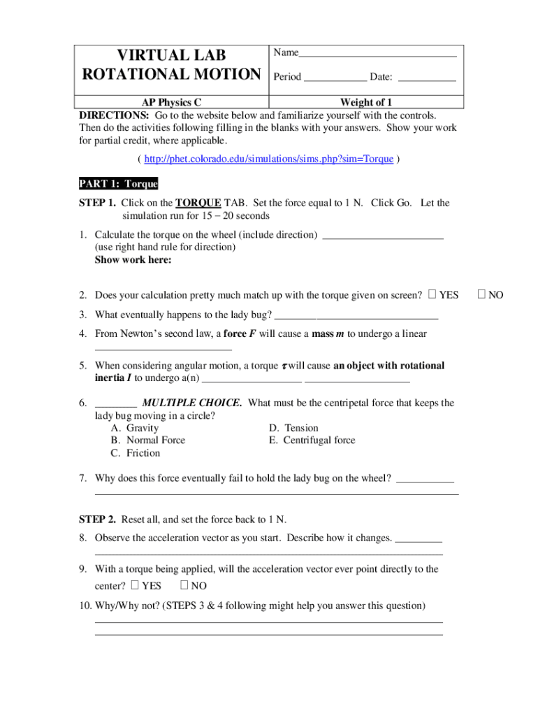 Fillable Online chfm.falteronatours.itvirtual-lab-rotational-motionVirtual lab rotational motion ...