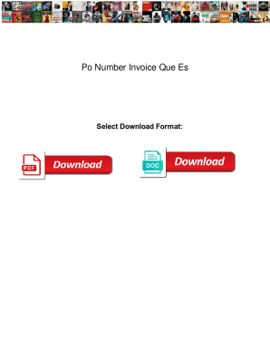 Fillable Online Po Number Invoice Que Es. Po Number Invoice Que Es ...
