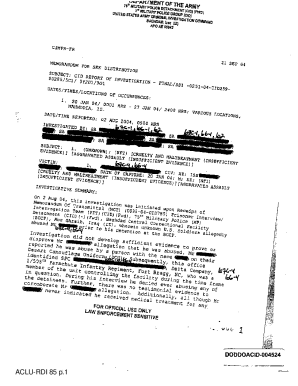 Fillable Online FOR OFFICIAL USE ONLY Law Enforcement Sensitive ...