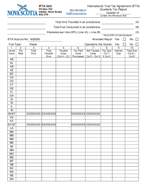 Fillable Online IFTA Unit International Fuel Tax Agreement (IFTA) PO ...