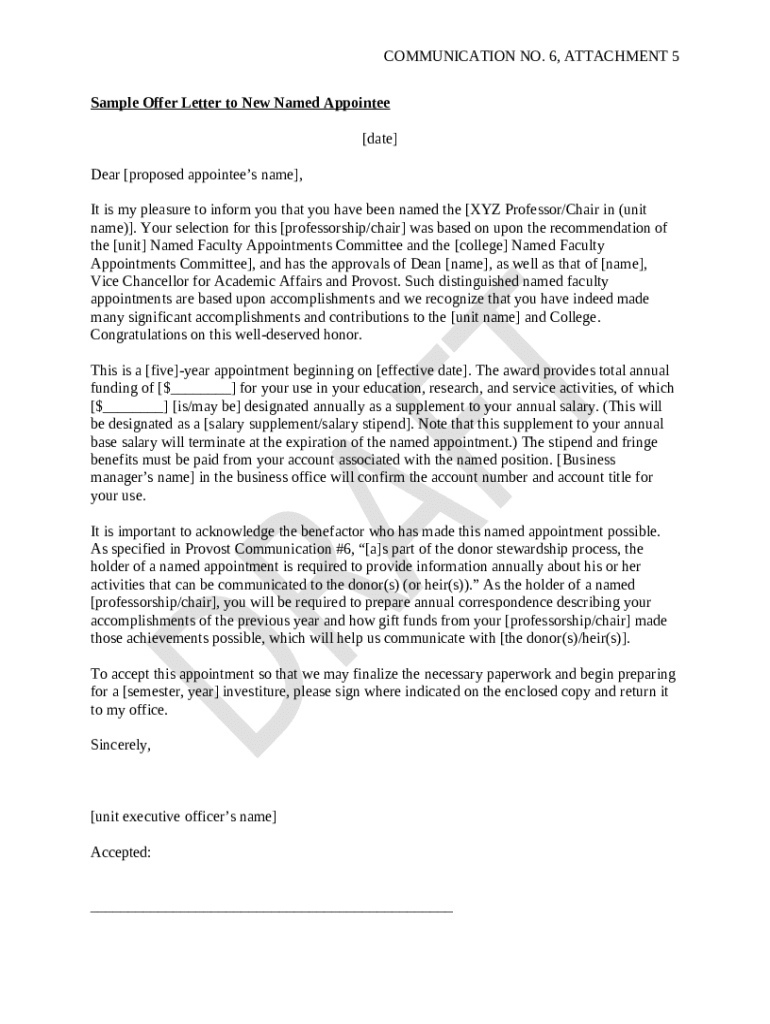 Sample Letter to External Evaluator Doc Template | pdfFiller