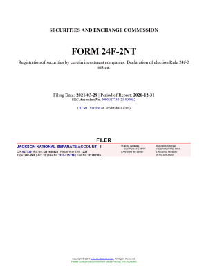 Fillable Online Form 24F-2NT - SEC.gov Fax Email Print - pdfFiller