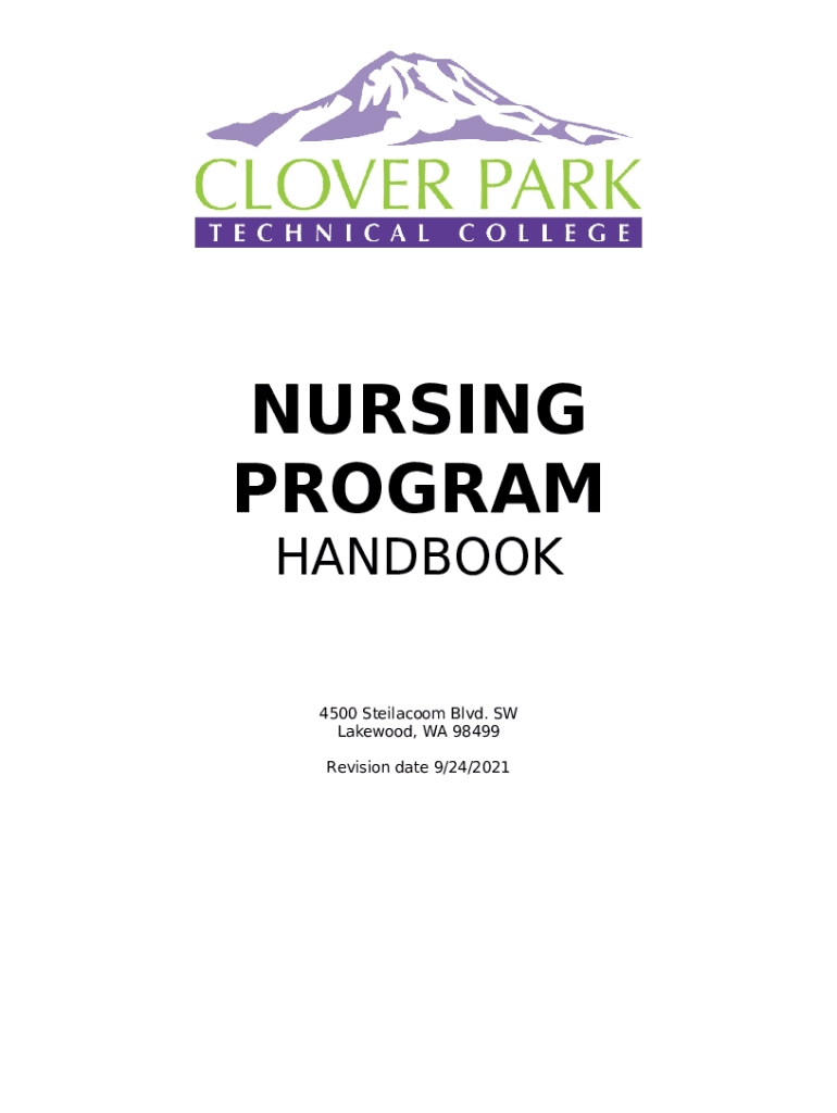 Nursing Program Student Handbook - Lakeland University Doc Template | pdfFiller
