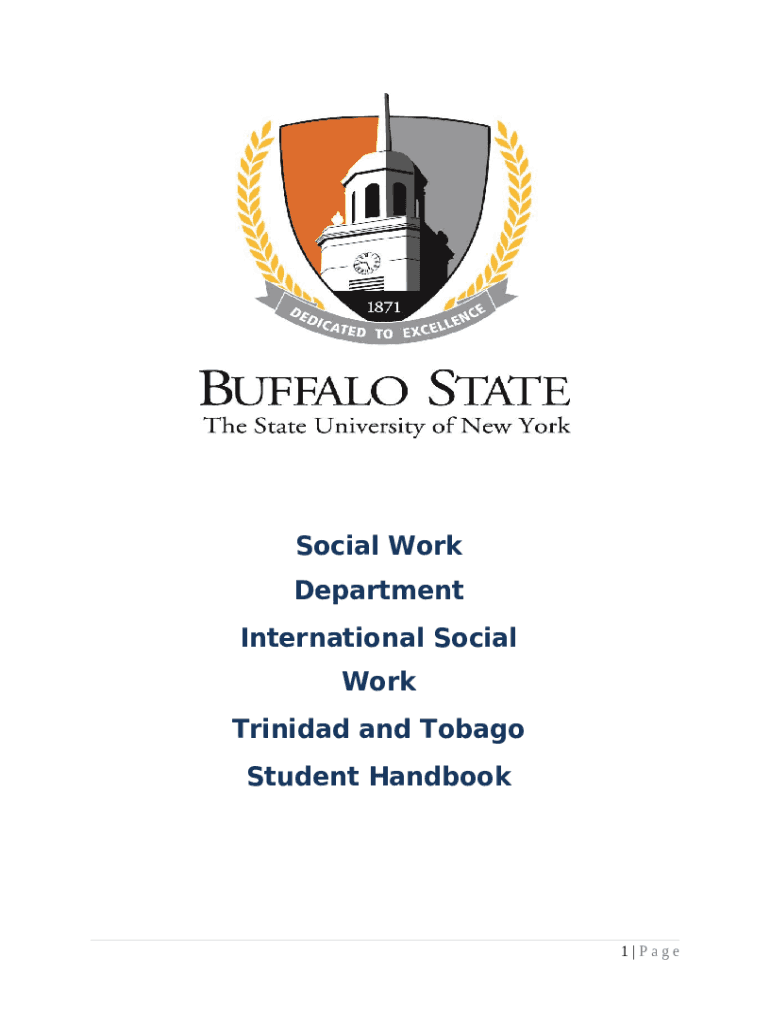 Social Work Department - MSSU - socialwork buffalostate Doc Template | pdfFiller