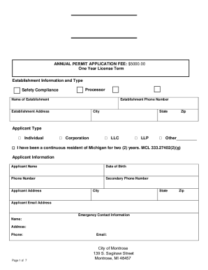 Fillable Online EXCESS MARIJUANA GROWER LICENSE APPLICATION Fax Email ...