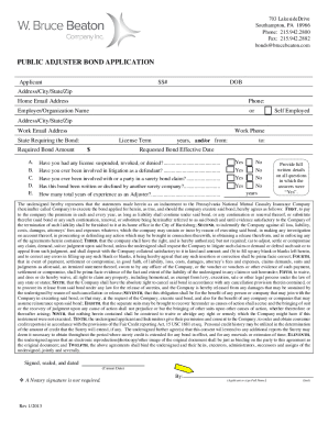 Fillable Online resident public adjuster license - Florida Department ...