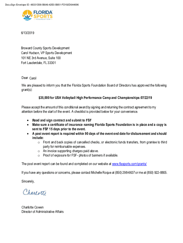 Fillable Online DocuSign Envelope ID: 48331D08-B6A6-42E0-B851 ...