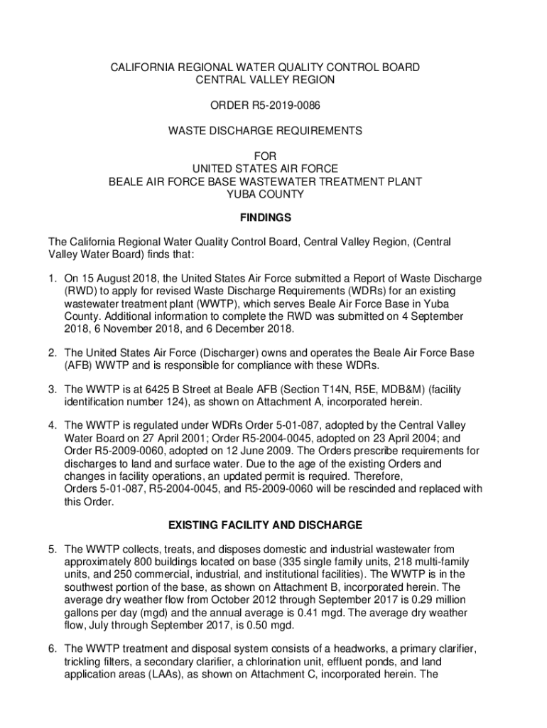 Fillable Online R5-2019-0086 United States Air Force, Beale Air Force ...