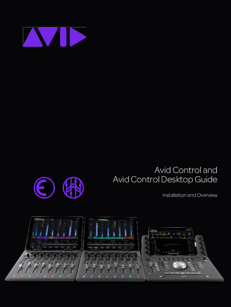 Fillable Online Avid Control and Avid Control Desktop Guidev2020.11 Fax ...