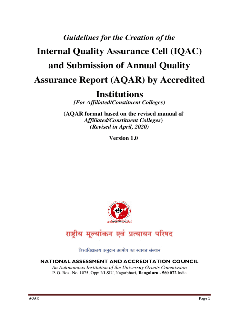Fillable Online naac gov Internal Quality Assurance Cell (IQAC) and ... - SLP College Fax Email ...