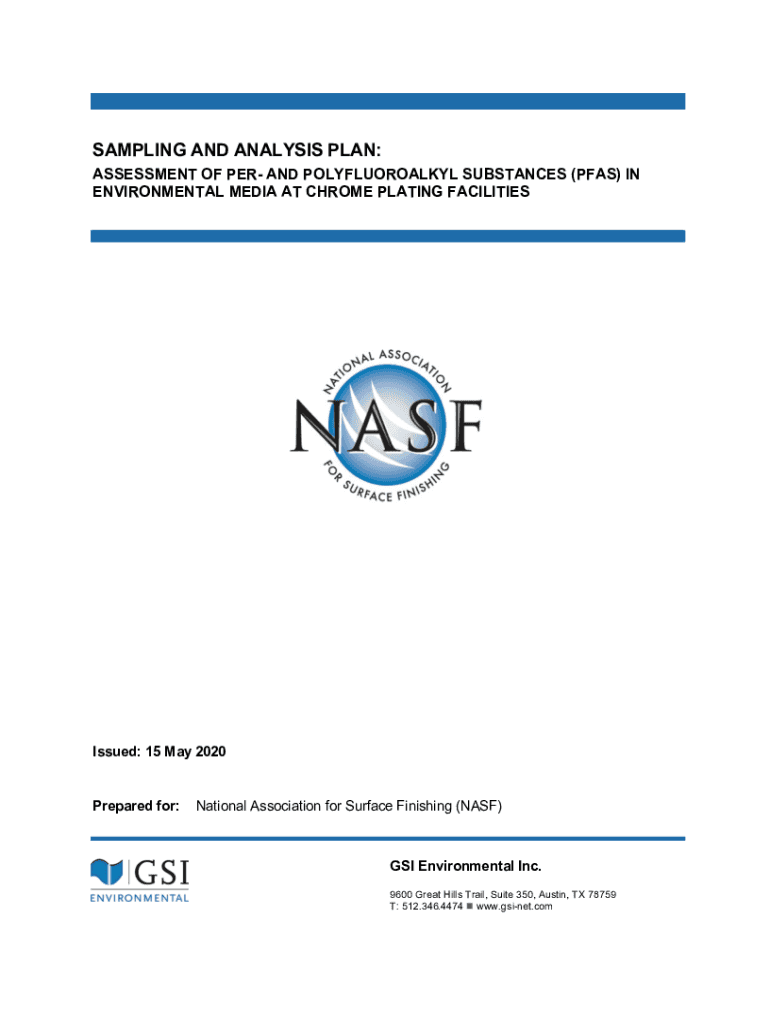 Fillable Online PFAS methods and guidance for sampling and analyzing ...