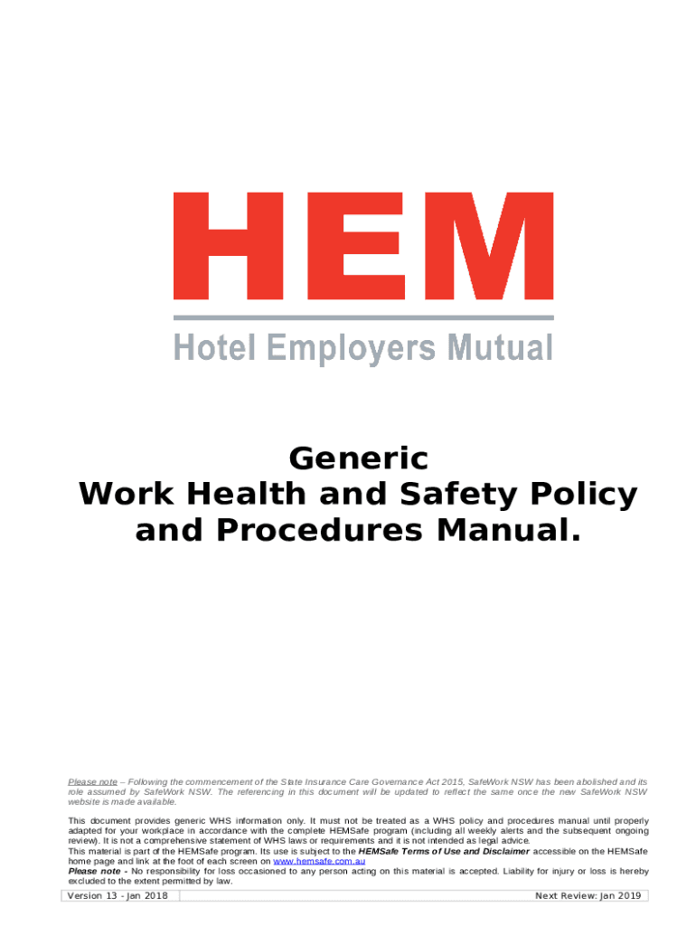 www.worksafe.qld.gov.audataassetsWork Health and Safety Policy template ...