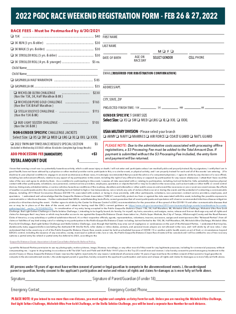 Fillable Online 2022 PGDC By-Mail Form-Fillable Registration 6-30-21 ...