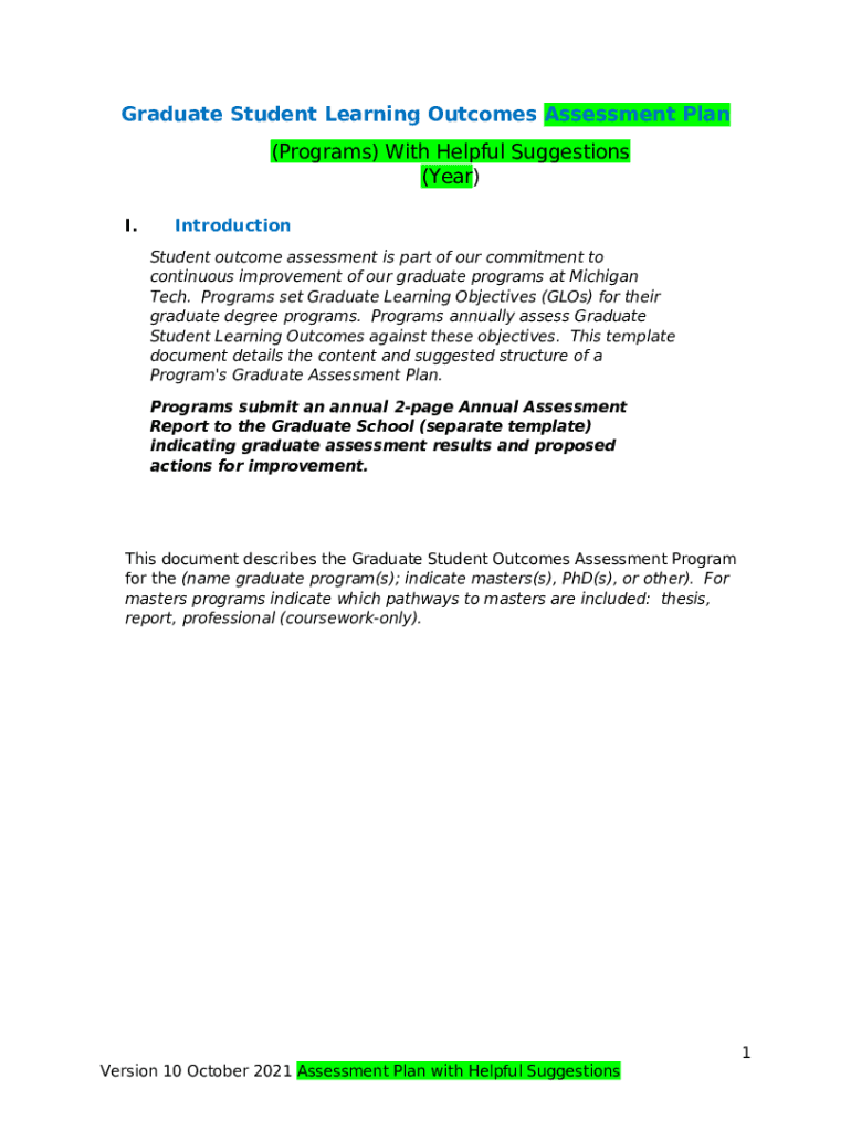 Policies and Guidelines for Assessment of Student Learning ... Doc ...