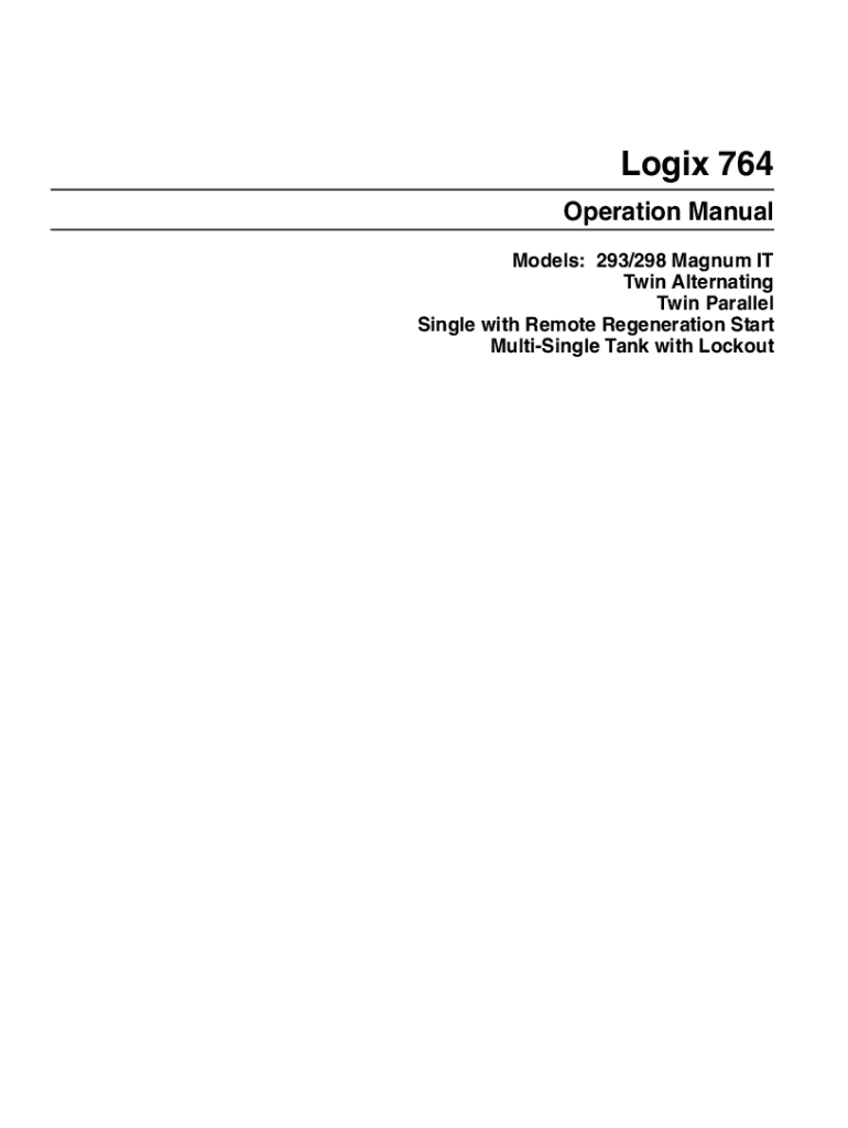 Fillable Online Logix 764 - Fill and Sign Printable Template OnlineUS ...