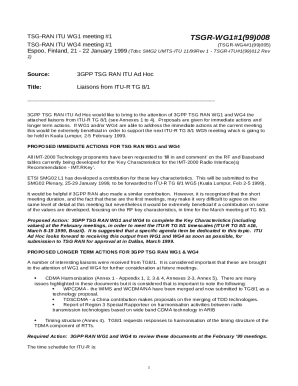 TSG-R Template document. 3GPP Doc Template | pdfFiller