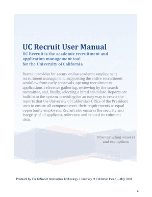 Fillable Online UC Recruit Login and Info - Academic Personnel Office ...