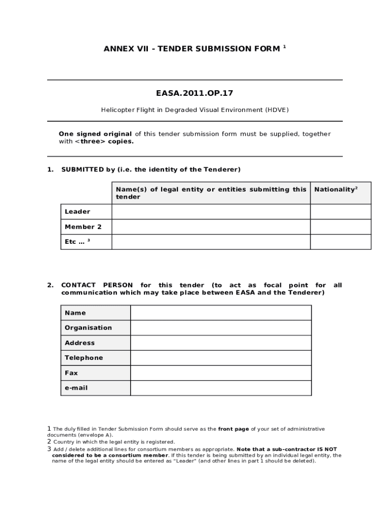 eda.europa.eu14-cps-op-042-annex-viiANNEX VII - TENDER SUBMISSION - eda ...