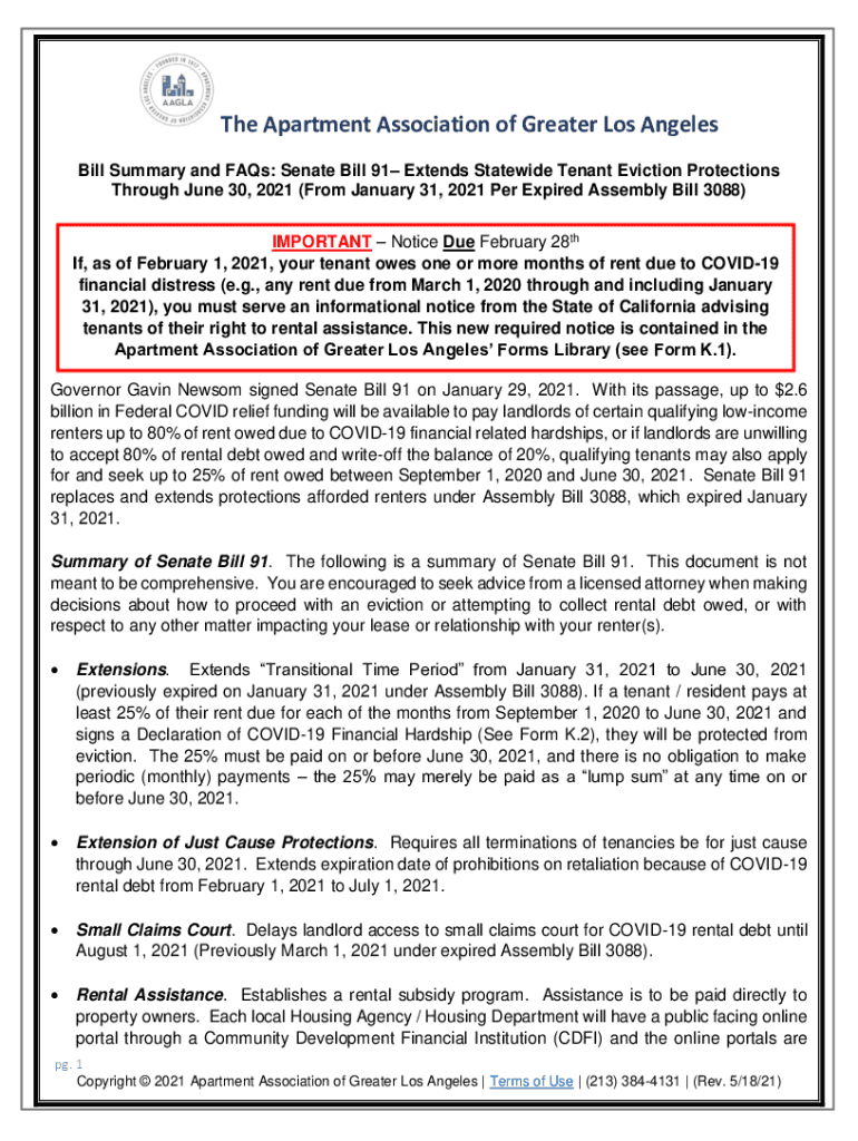 Fillable Online RED ALERT: Governor Newsom Signs AB 832 To Extend COVID ...