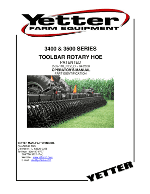 Fillable Online 15M & 18M Rotary Hoe Operator Manual - FAST Fax Email ...