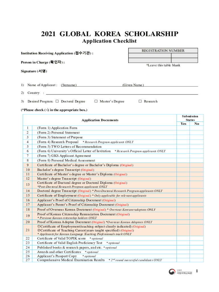 Fillable Online 2021 GKS-U Application Form (1).docx - 2021 GLOBAL ...