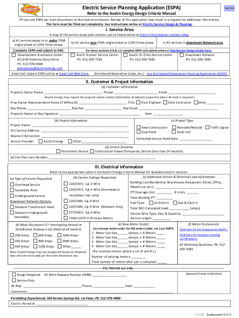 Fillable Online Espa Form - Fill and Sign Printable Template OnlineUS ...