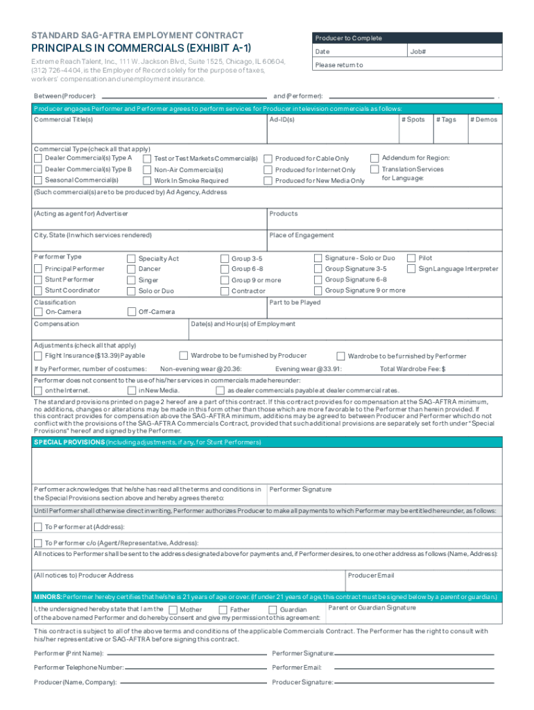 Fillable Online er-sag-aftra-contract-audio-commercials.pdf - Extreme Reach Fax Email Print ...