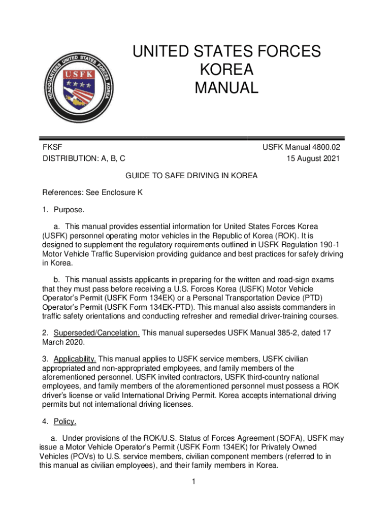 Fillable Online usfk.mil United States Forces Korea Home Fax Email ...