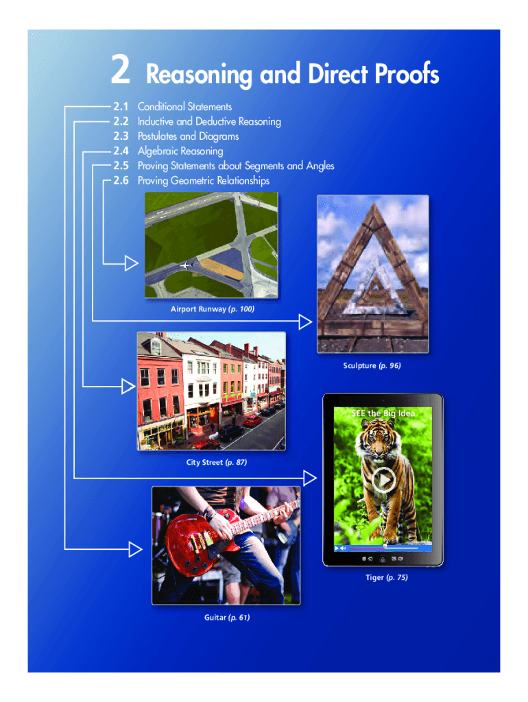 Fillable Online 2 Reasoning and Direct Proofs - Big Ideas Learning Fax ...