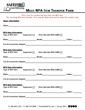 Fillable Online ATF Form 4 NFA Tax Stamp Walk-Through GuideNational Gun ...