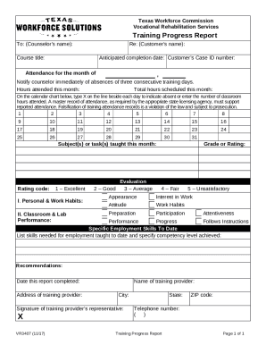 Vocational Rehabilitation Services Manual Revision Log - Texas Doc ...