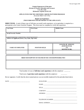 Virginia Department of Education - VDOE Doc Template | pdfFiller