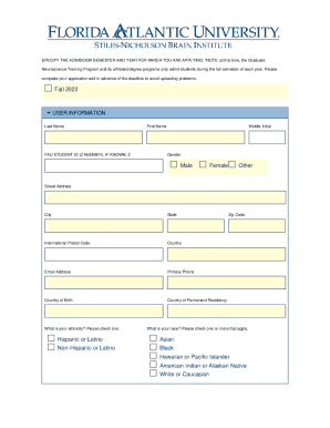 Fillable Online www.fau.edu documents fau-gntp-applicationpreviewFAU GNTP Application Preview ...