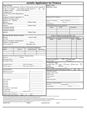 Fillable Online Finance Form - Fill and Sign Printable Template Online ...
