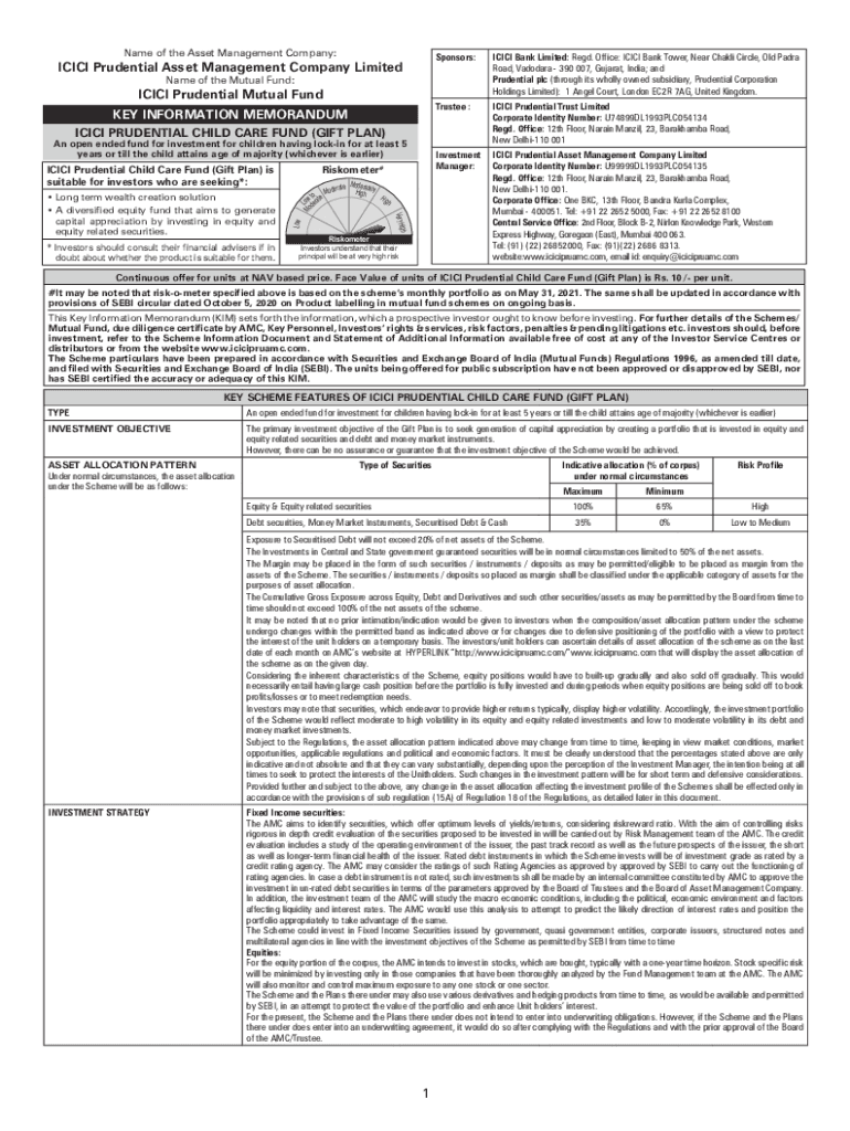 Fillable Online www.icicipruamc.comdocsdefault-sourceName of the Asset Management Company ...