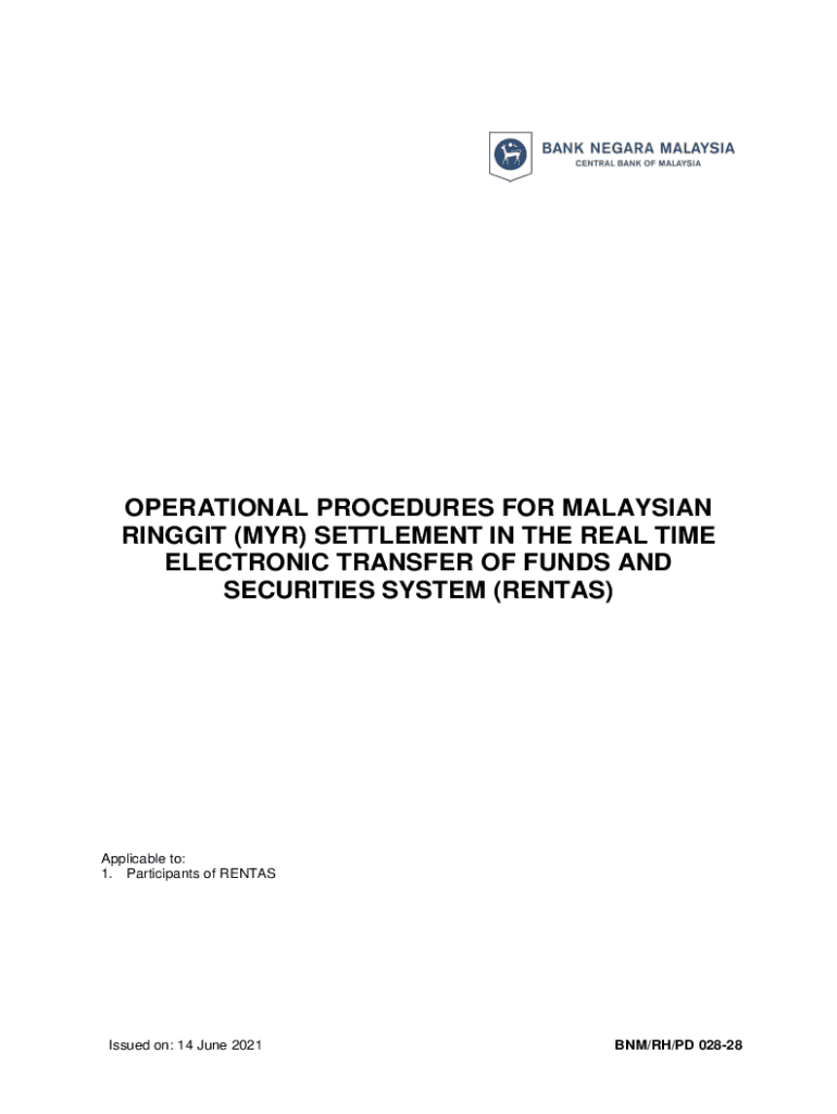 Fillable Online fast bnm gov Operational Procedures for Malaysian ...