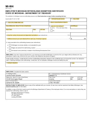 Fillable Online 2020 Form MI MI-W4 Fill Online, Printable, Fillable ...
