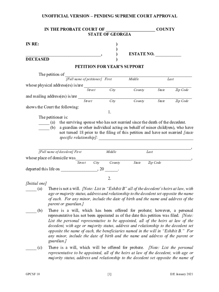 Fillable Online petition to probate will in common form - Houston ...