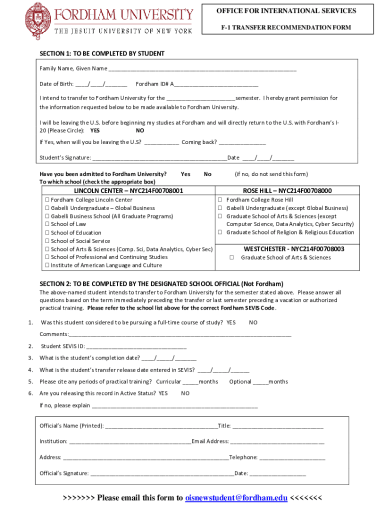Fillable Online Maintaining F-1 Student Status While on Post-Completion ...