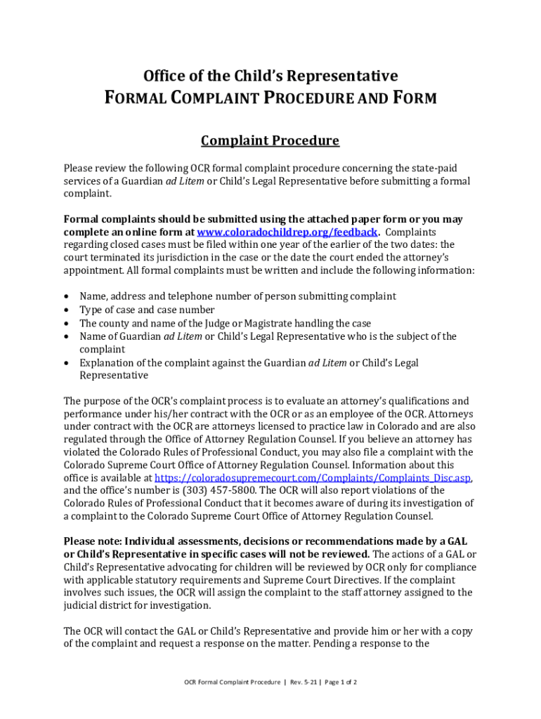 Fillable Online www.pdffiller.com491623213--formal-complaintFillable Online formal complaint ...