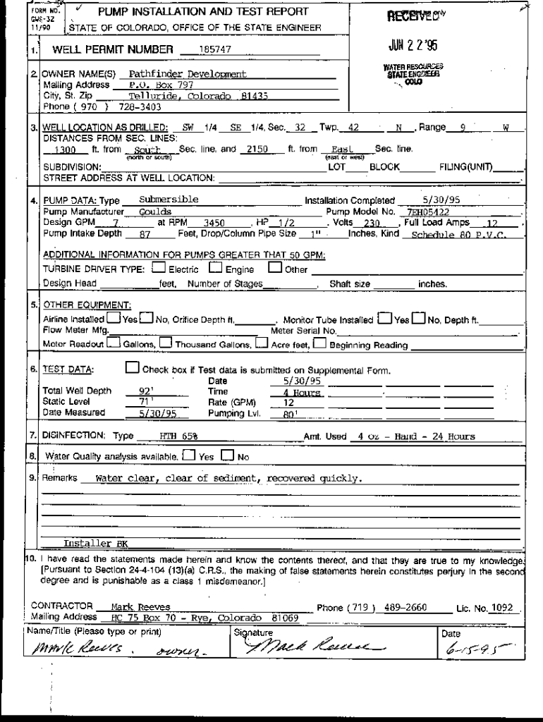 Fillable Online Well Permit Form - San Antonio Water System Fax Email ...