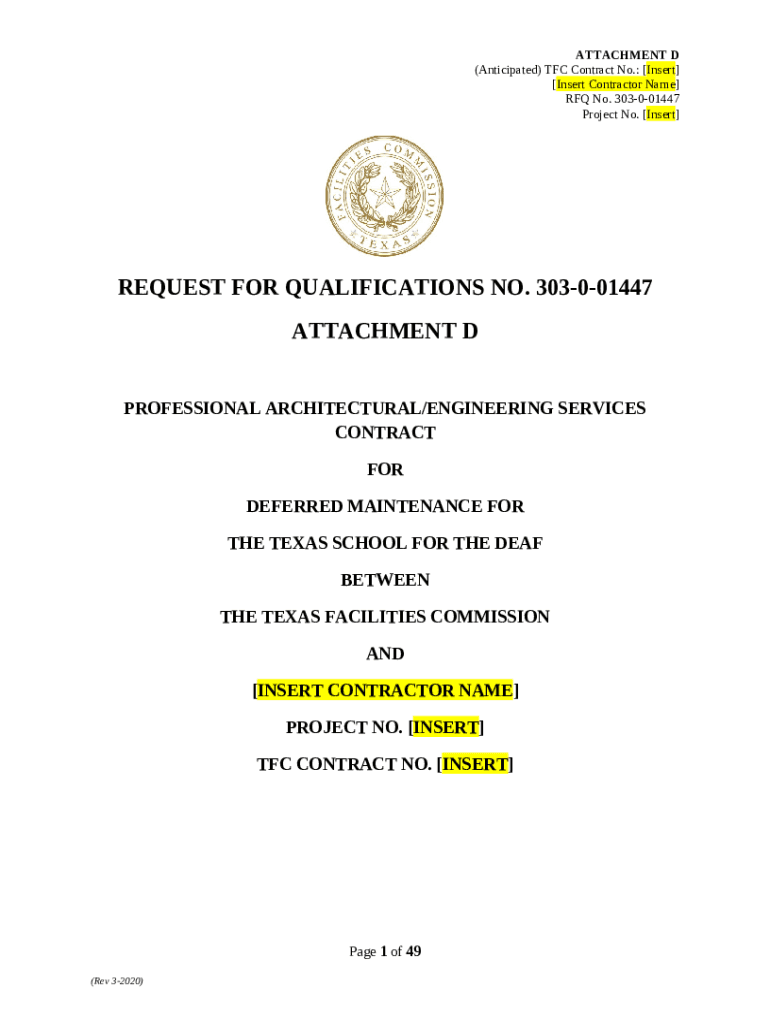 DEFERRED MAINTENANCE FOR Doc Template | pdfFiller