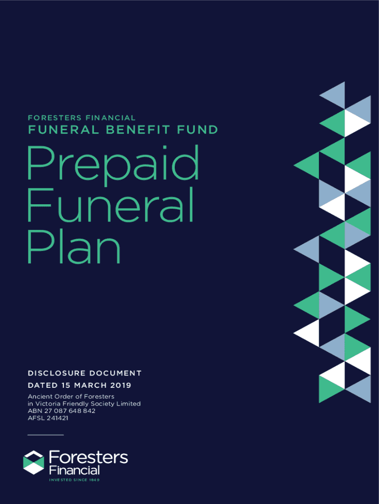 Fillable Online Assignment of Foresters Prepaid Funeral Plan to Funeral ...