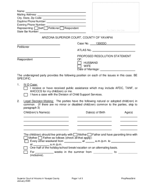 Fillable Online mohavecourts.az.govcourt formsClerks OfficeSUPERIOR ...