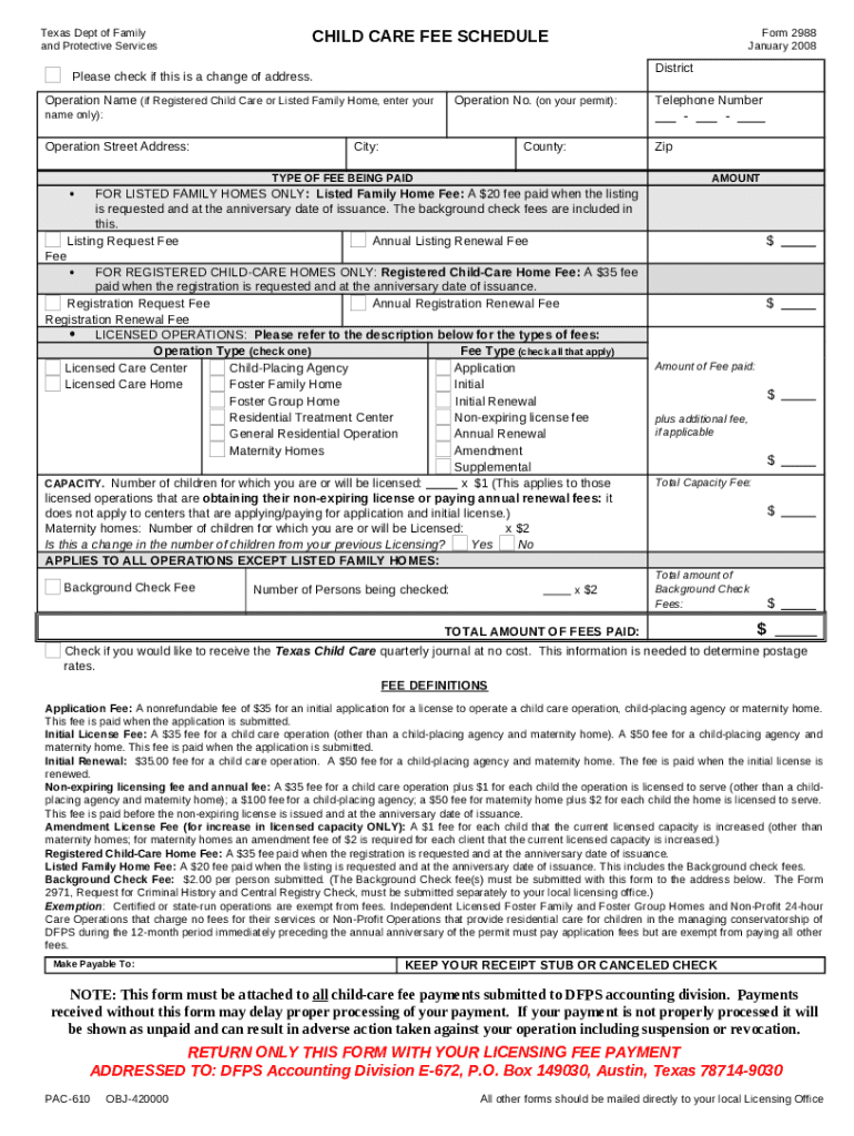 PDF Child Care Provider Change of Address - Oregon DHS Applications Doc ...
