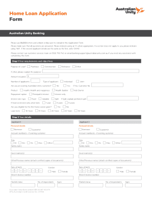 Fillable Online NAB Home Loan Application Form - Home Loan Experts Fax ...