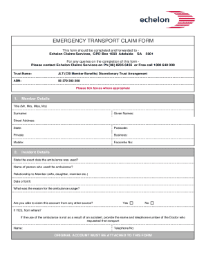Fillable Online AVANT TRAVEL INSURANCE CLAIM FORM - PDF Free Download ...